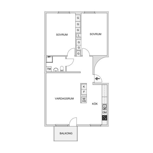 Flintlåsvägen 13 Edsberg 3 rok, 77.5 kvm, SOLLENTUNA | HusmanHagberg ...