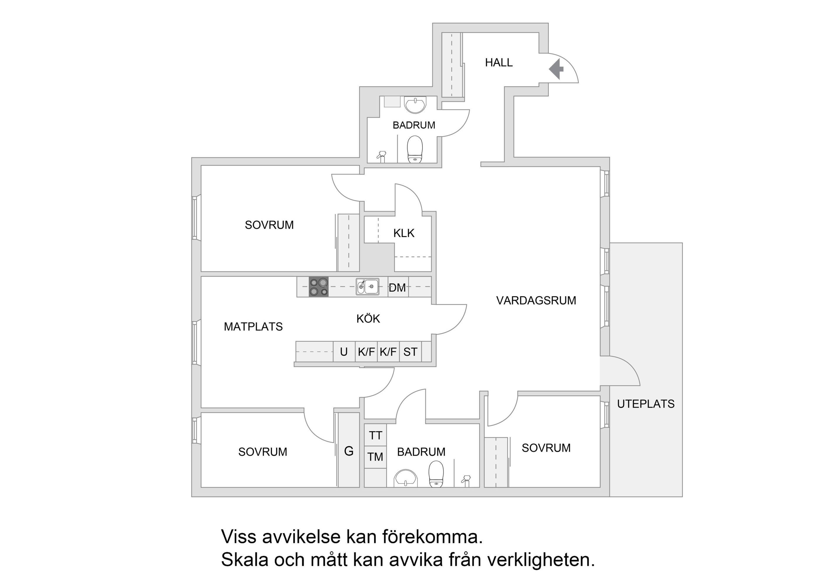 Generös 4 rok om hela ca 114 kvm med två badrum! - Aspövägen 1 Östra ...